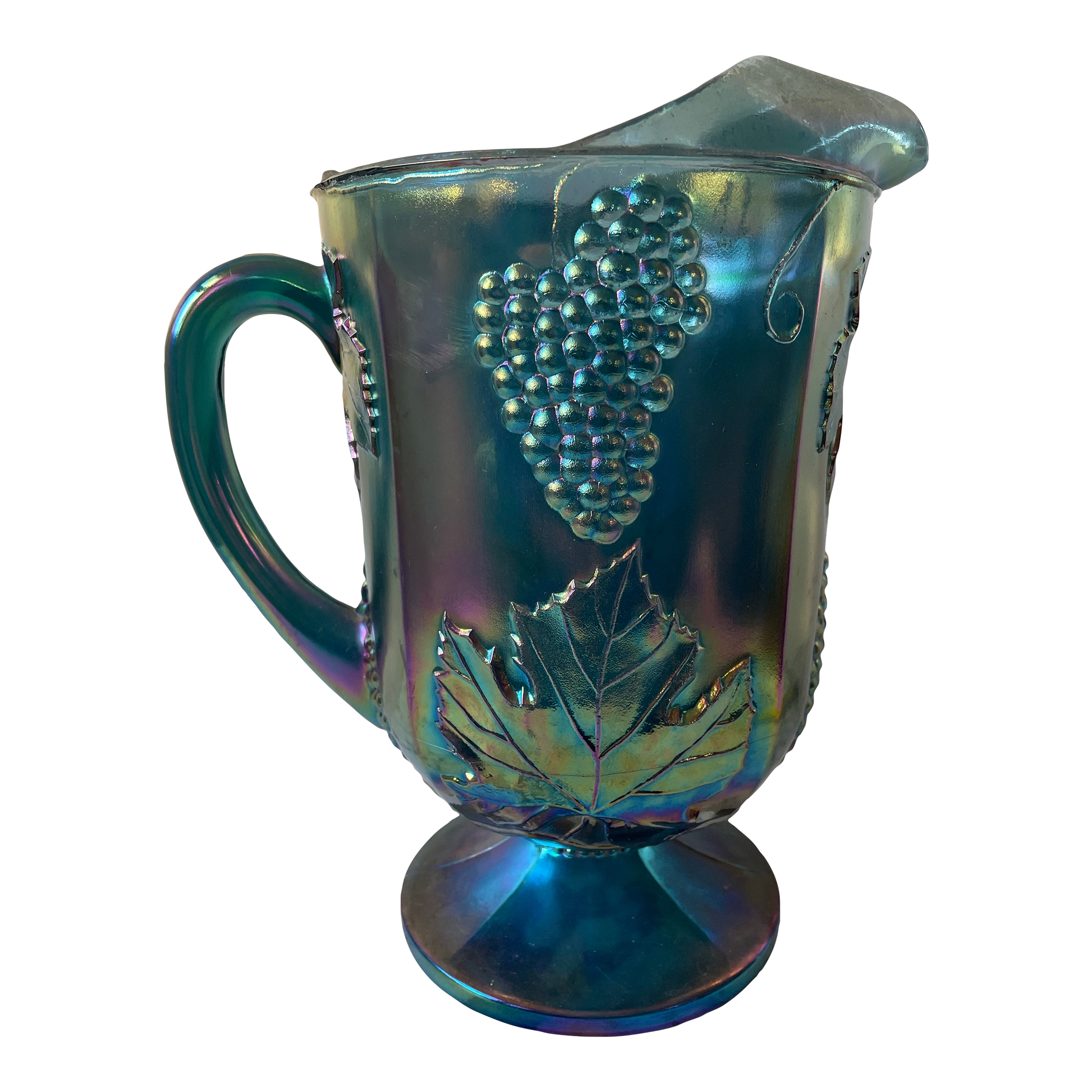 Vintage Indiana Carnival Glass Pitcher | Tannersville Works