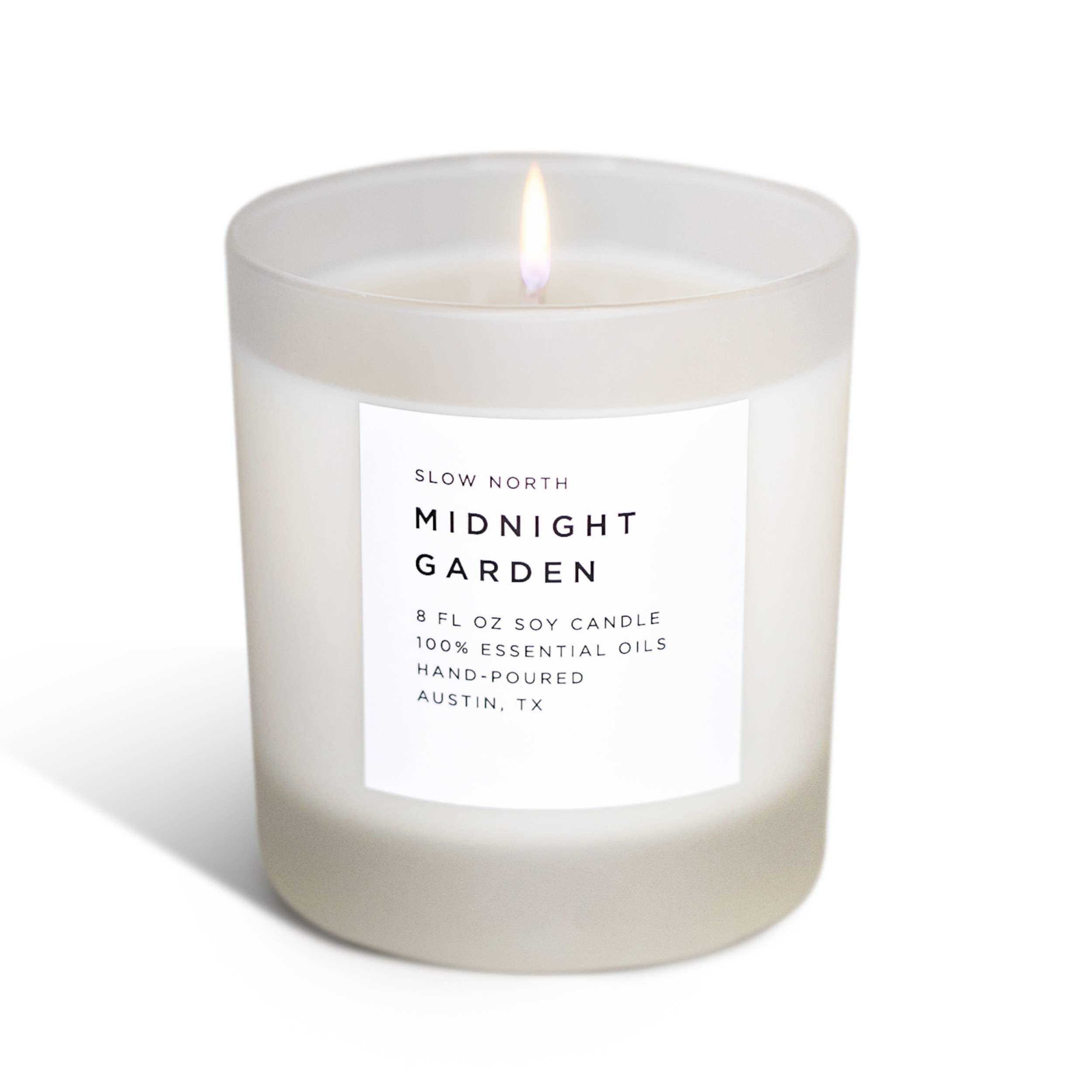 Slow North - Midnight Garden Frosted Candle | Tannersville Works
